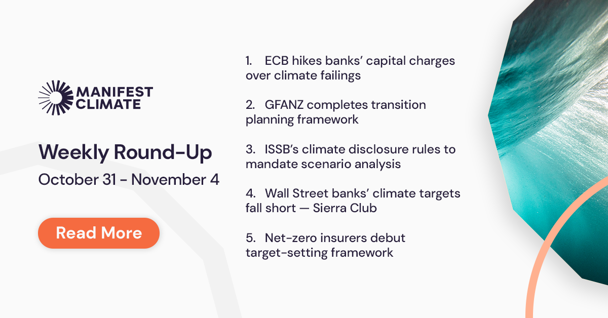 GFANZ's Transition Planning Framework, ISSB to Mandate Scenario ...