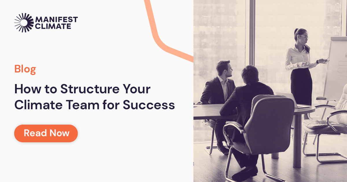 How to Structure Your Climate Team for Success