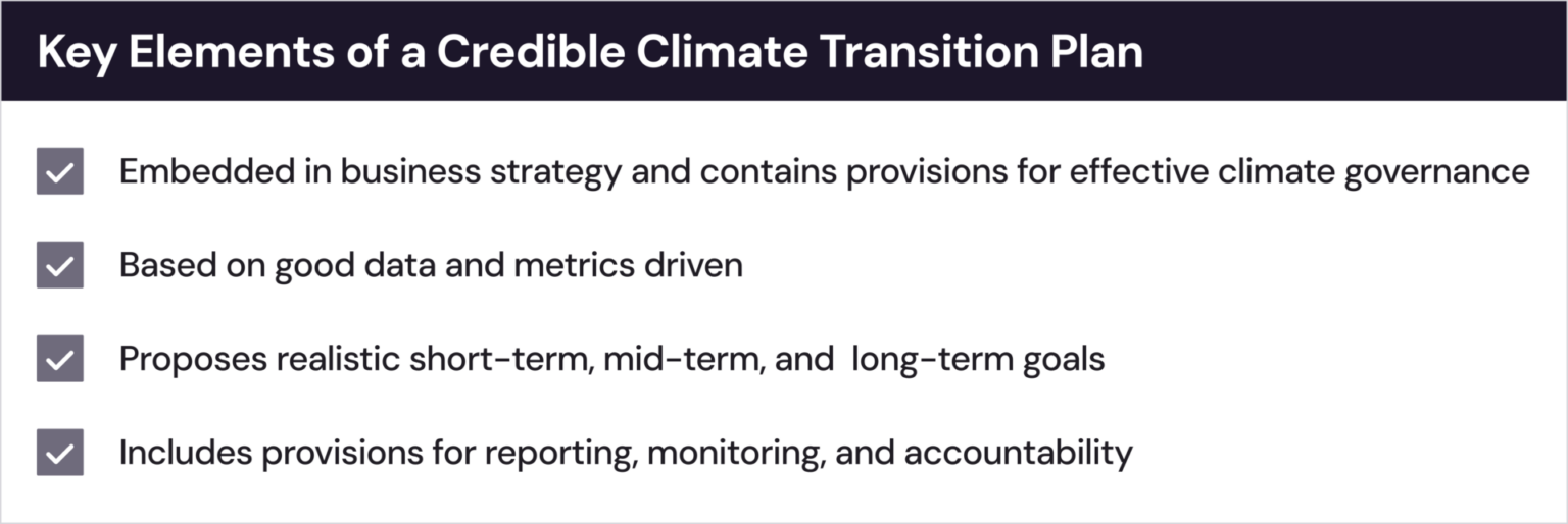 What Makes an Effective Climate Transition Plan? - Manifest Climate