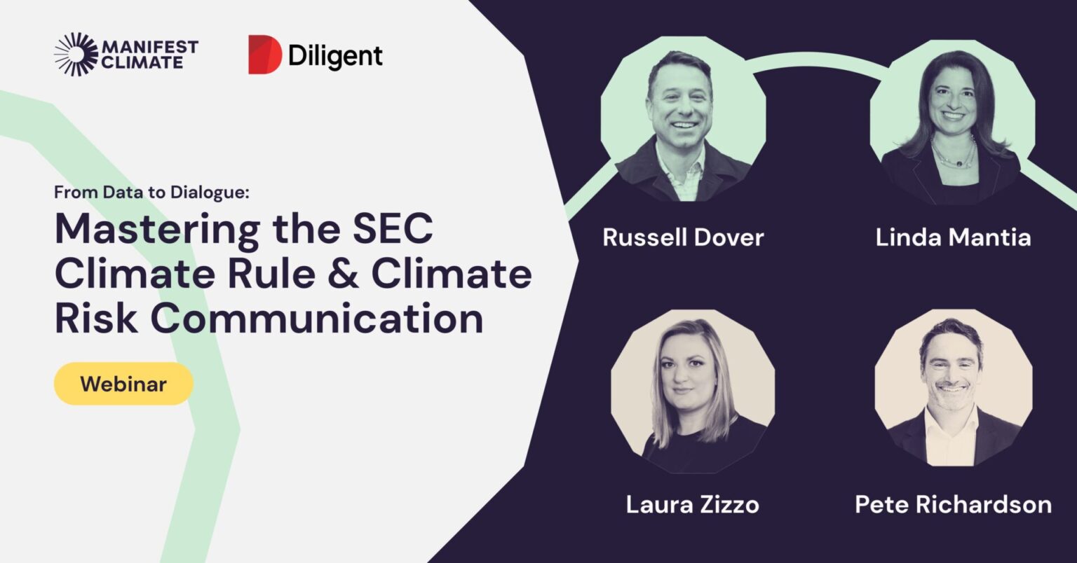Mastering the SEC Climate Rule & Climate Risk Communication